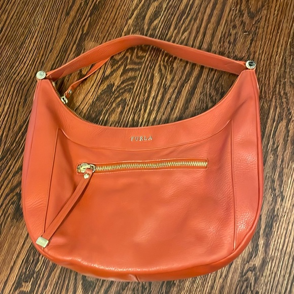 Furla | Bags | Furla Ginerva Hobo Bag Burnt Orange | Poshmark